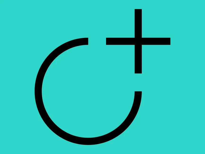 Download O Letter Circle Plus Logo Template Vector Free | Logowik