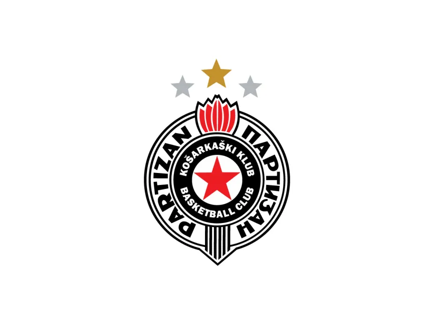 Partizan Basketball Three Star Logo Vector File Download | Logowik