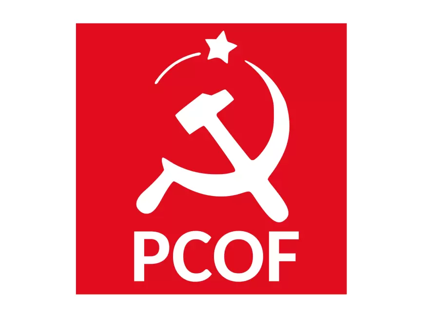 PCOF Workers Communist Party of France Logo PNG vector in SVG, PDF, AI ...