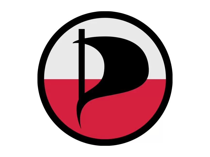 Polska Partia Piratow Logo Vector Image Download | Logowik