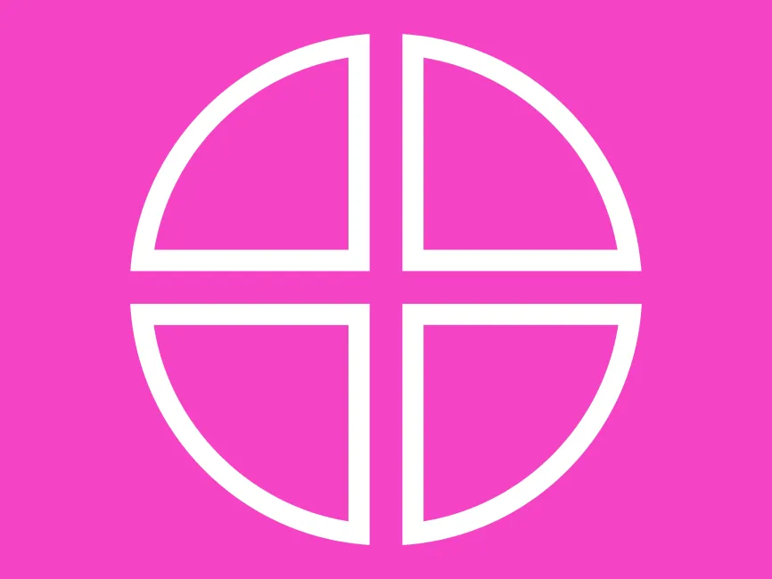 Quadrant Cross Vector Shape Logo Template Vector File Free Download ...