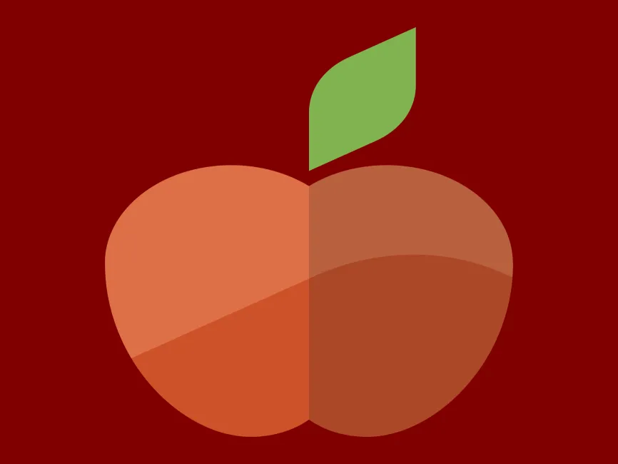 Red Apple Emoji Icon PNG vector in SVG, PDF, AI, CDR format