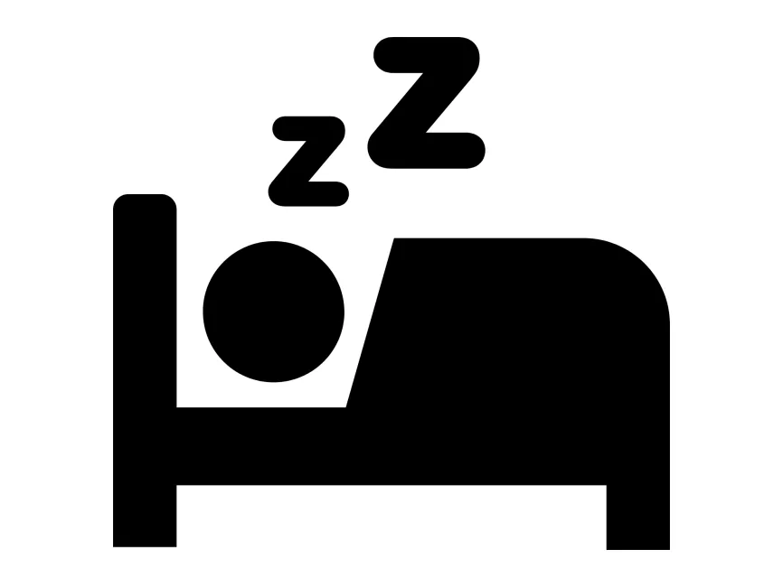 Snoring on Bed Icon PNG vector in SVG, PDF, AI, CDR format