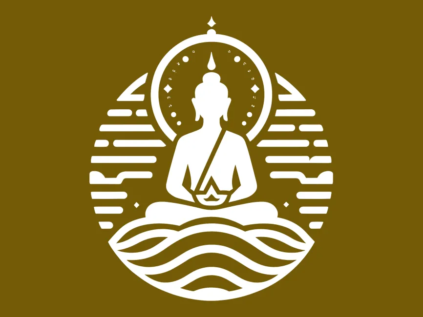 Linear SVG Buddha Illustration Design Logo Template PNG vector in SVG ...