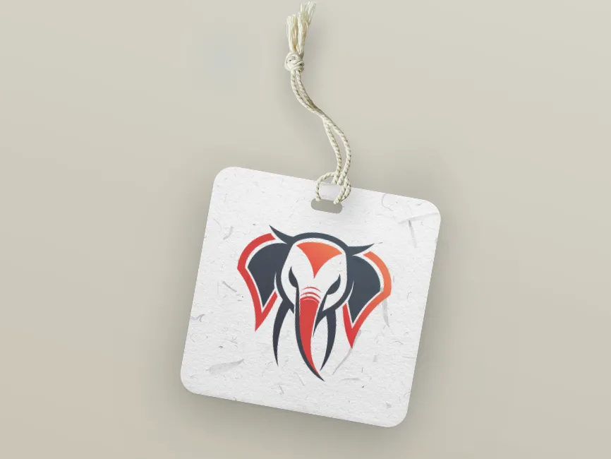 Abstract Red Elephant Head Design Logo Template PNG vector in SVG, PDF ...