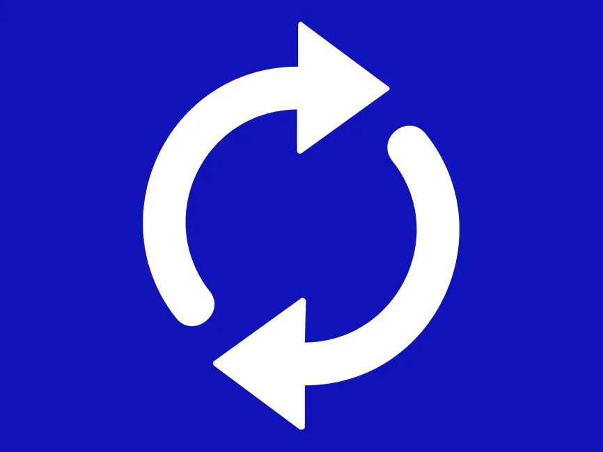 SVG Circle Update Icon Vector Download | Logowik