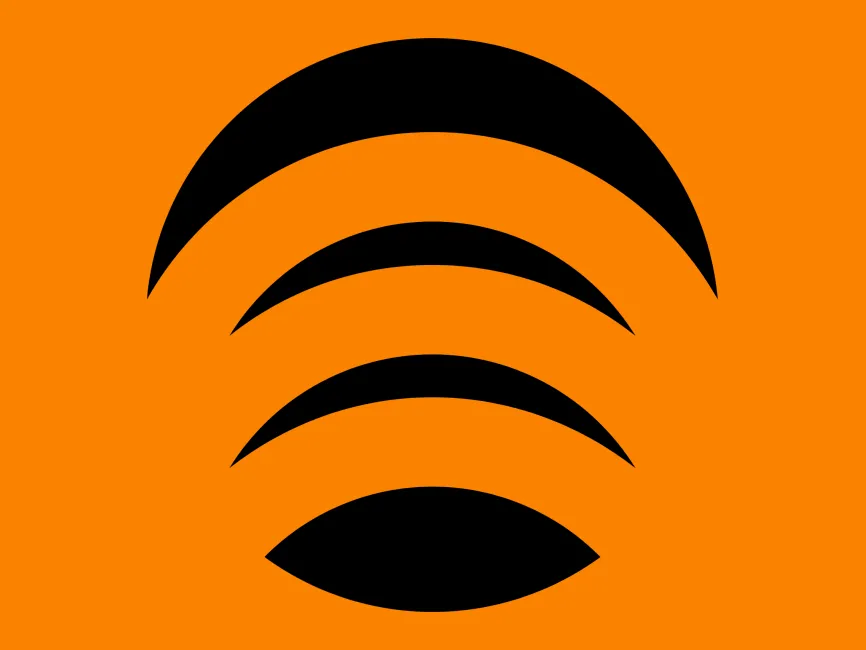 SVG Wifi Signal Wave Shape Logo Template Vector File Free Download ...