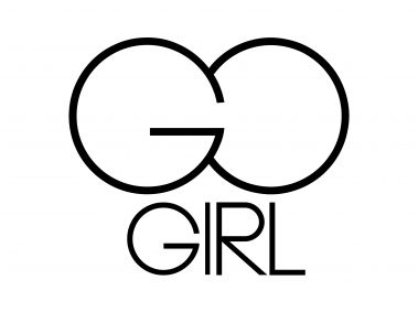 GO Girl logo vector Vector Logos