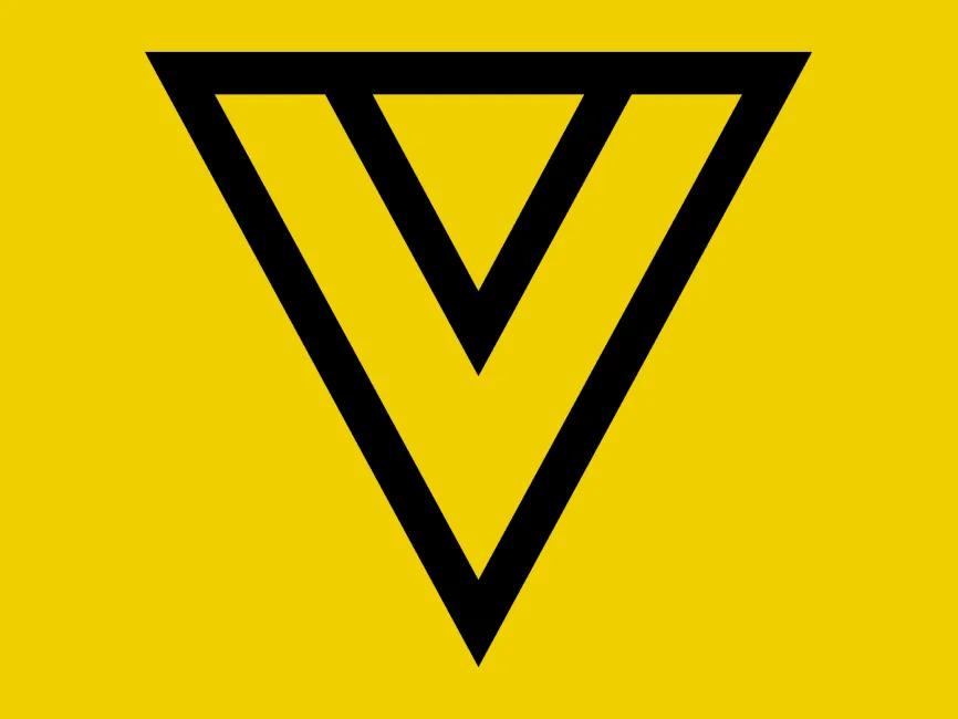 Triangle SVG V Letter Logo Template Vector File Download | Logowik