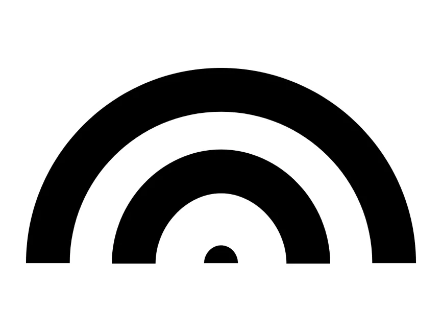 Free Wifi Wireless Internet Signal Shape Logo Template Vector Download ...